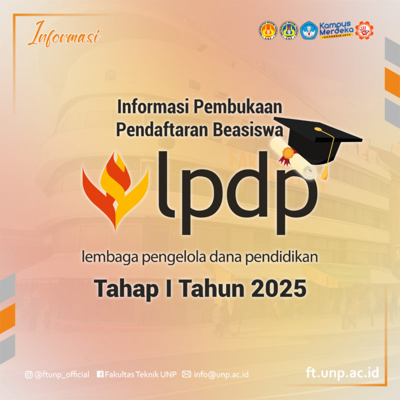 Beasiswa LPDP 2025 – FAKULTAS TEKNIK UNP
